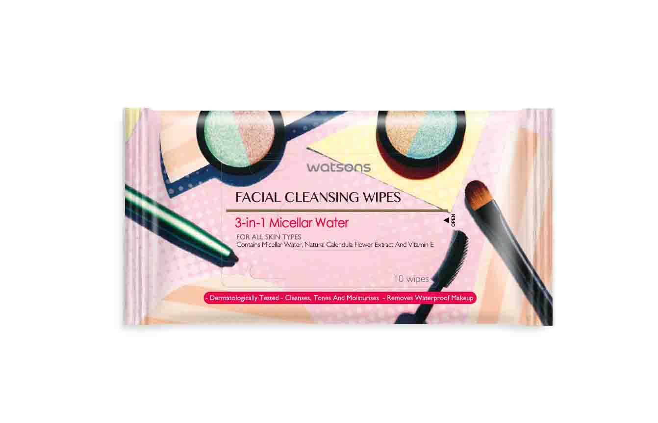 REVIEW: Watsons Facial Cleansing Wipes - Tampil Cantik